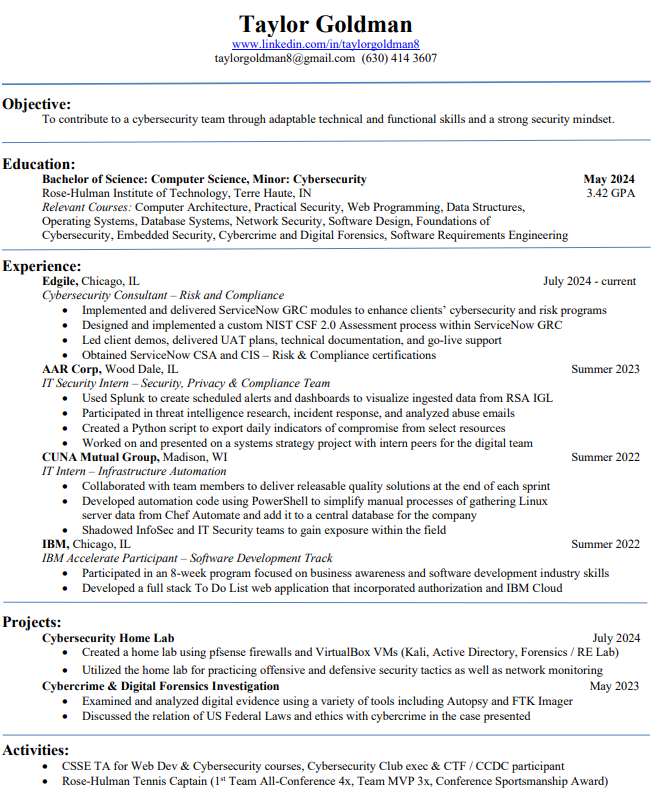 Taylor Goldman's Portfolio